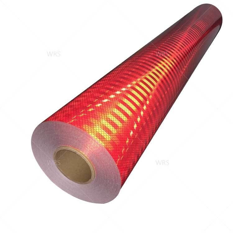 Red Retro Reflective Film Foil for Traffic Signage and Permanent Signs ...