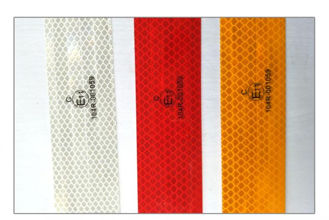 Yellow ECE 104 C Micro Prismatic Reflective Orafol Tape for Trucks 10 ...