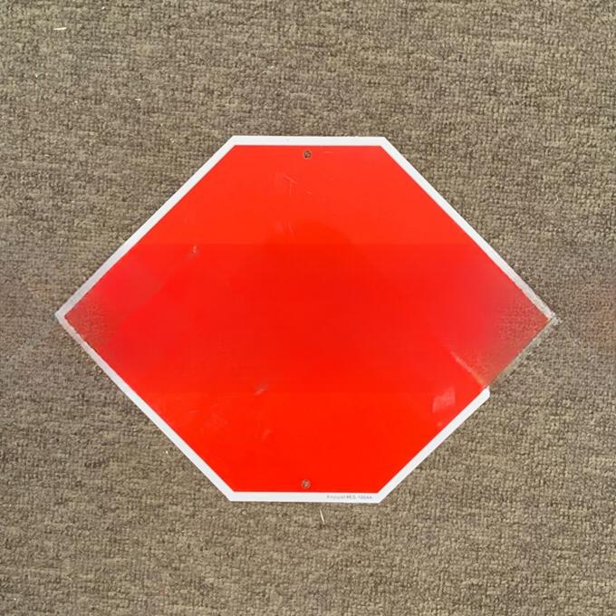 Traffic Signs Reflective Warning Sign Stop Signboard 30*30cm Aluminum ...